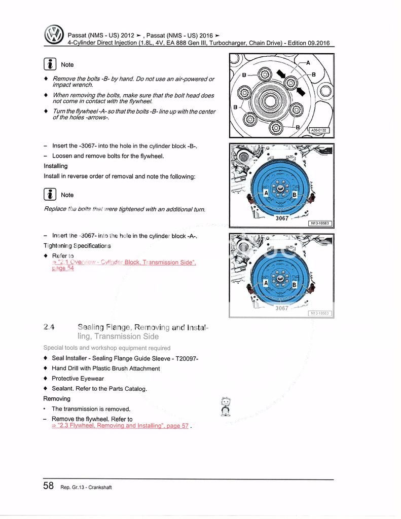 Rear Main Seal Leak | VW Vortex - Volkswagen Forum