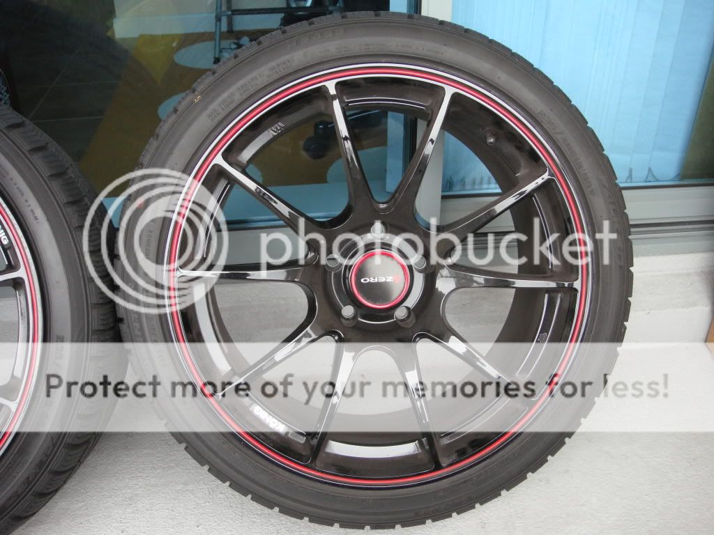 FS: 235/40R18 Falken EuroWinter HS439 Winter Tires on Konig Zero Wheels ...